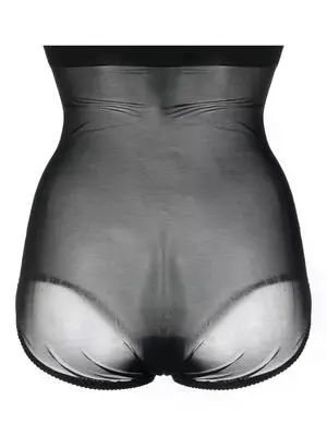 Dsquared2 Slogan-print Sheer Briefs - Black