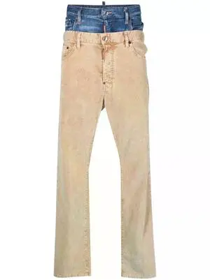 Dsquared2 Double Waistband Corduroy Trousers