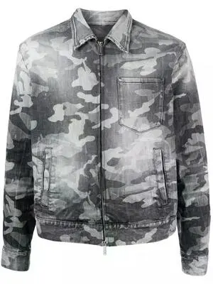 Dsquared2 Camouflage-pattern Denim Jacket