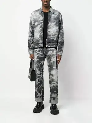 Dsquared2 Camouflage-pattern Denim Jacket