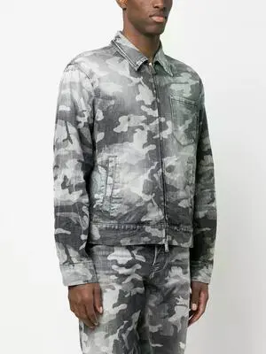Dsquared2 Camouflage-pattern Denim Jacket