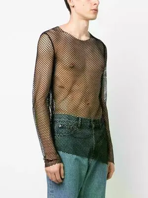 Dsquared2 Long-sleeve Mesh Top
