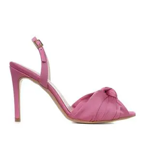 GINISSIMA Sofia Satin Sandals, Rose - Pink