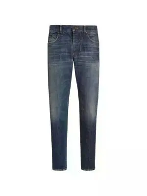 Dolce & Gabbana Dark Cotton Denim Trousers