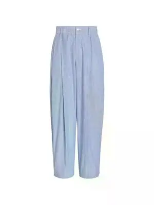 Dolce & Gabbana Striped Cotton Jogging Trousers - Blue