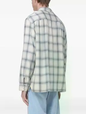 Our Legacy Every Check-print Long-sleeve Shirt