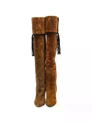 Saint Laurent Meurice Fringe-detail Boots