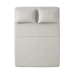 PURE PARIMA Egyptian Cotton-european Linen Sheet Set Moon