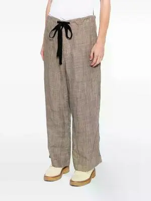 BIEK VERSTAPPEN Plaid Trousers