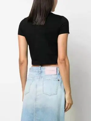 Dsquared2 X Pac-man Graphic Cropped T-shirt