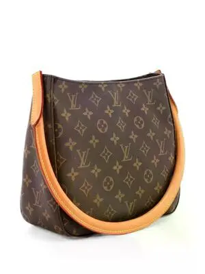 LOUIS VUITTON Monogram Canvas Mm Satchel Handbag - Brown