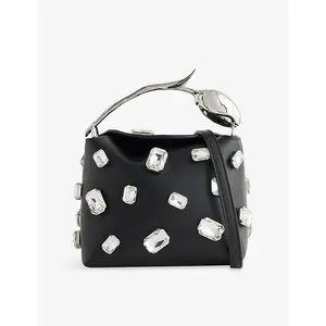 Erdem Embellished Leather Mini Bag