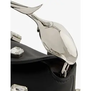 Erdem Embellished Leather Mini Bag