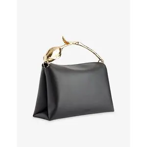 Erdem Midi Bloom Leather Top-handle Bag