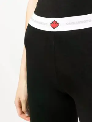 Dsquared2 Logo Waistband Cotton Shorts