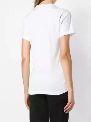 Dsquared2 Printed Cotton T-shirt - White