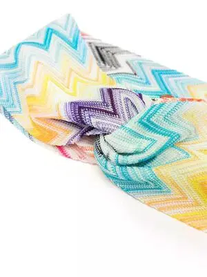 Missoni Zig-zag Print Knitted Headband