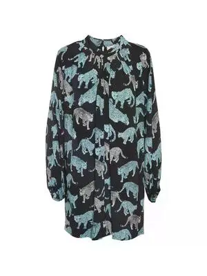 Diane Von Furstenberg Leopard-print Mini Dress