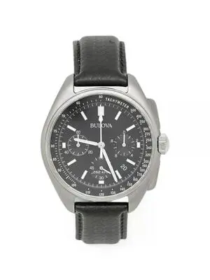 Bulova Lunar Pilot Chronograph Watch - Black