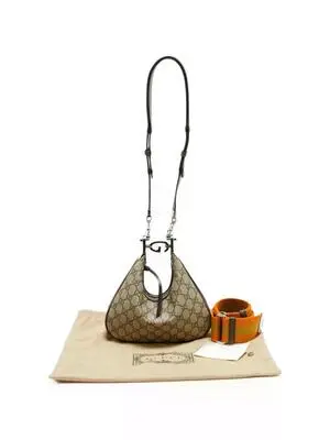Gucci Gg Supreme Attache Shoulder Bag - Neutrals