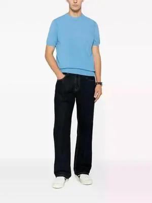 MANUEL RITZ Crew-neck Short-sleeve Top