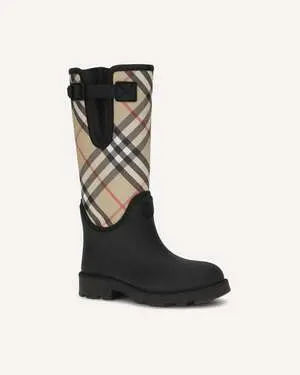 Burberry Marsh Stamp Rubber High Boots
