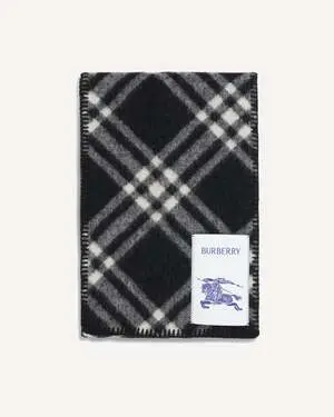 Burberry Wool Check Scarf