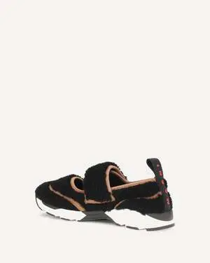 Marni Mary Jane Shearling Sneakers