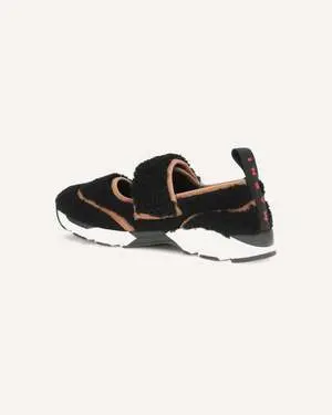 Marni Mary Jane Shearling Sneakers