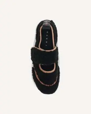 Marni Mary Jane Shearling Sneakers