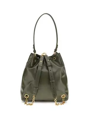 Balmain Pulse Calfskin Backpack - Green