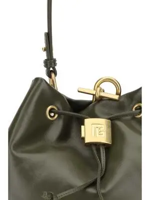 Balmain Pulse Calfskin Backpack - Green