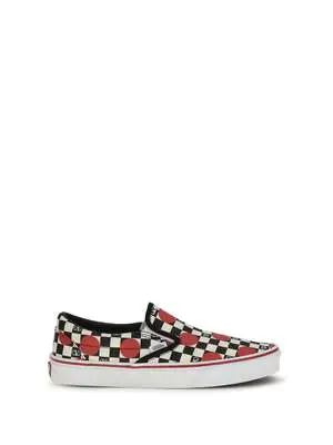 Valentino Garavani X Vans "orchid" Slip-on Sneakers With Checkerboard V Logo Print - Multicolor