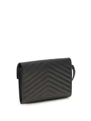 Saint Laurent Leather Clutch
