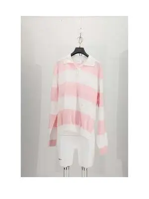 Dior CHRISTIAN DIOR Striped Pullover Pink