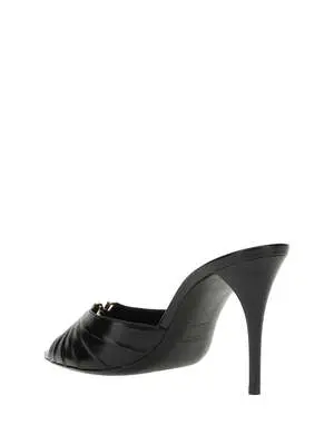 Saint Laurent Babylone Sandals - Black