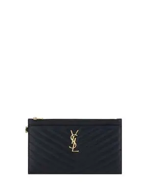 Gold-Tone Detail Clutch Bags