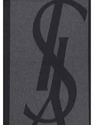 Saint Laurent Cassandre Scarf - Gray
