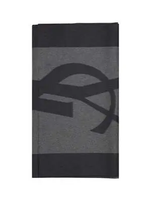 Saint Laurent Cassandre Scarf - Gray
