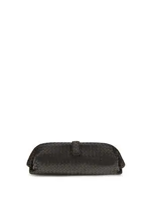 Bottega Veneta Lauren 1979 Clutch With Intrecciato Weave - Brown
