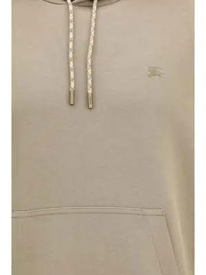 Burberry Check Hoodie With Drawstrings - Green