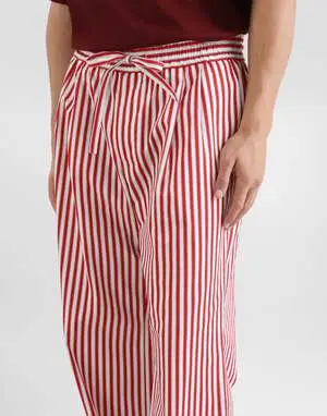 Dolce & Gabbana Striped Poplin Trousers