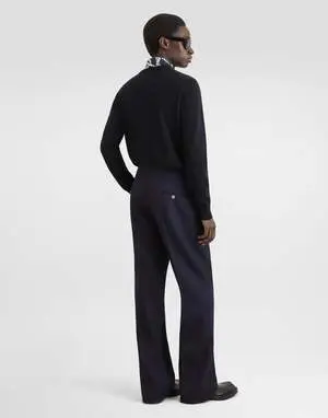 Dolce & Gabbana Smooth Knit Pullover With Embroidery