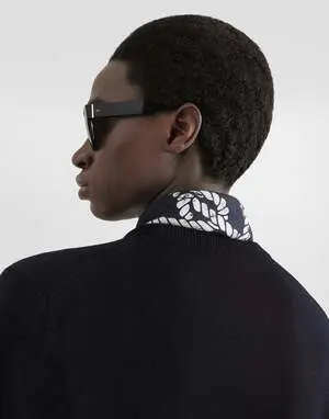 Dolce & Gabbana Smooth Knit Pullover With Embroidery