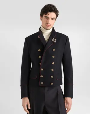 Dolce & Gabbana Double-breasted Wool Frock Coat