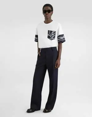 Dolce & Gabbana Cotton T-shirt With Marina-print
