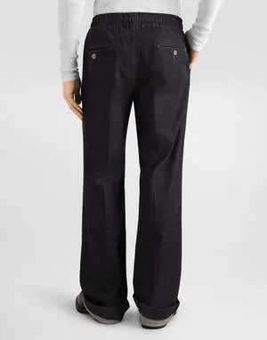 Dolce & Gabbana Denim Joggers With Patch