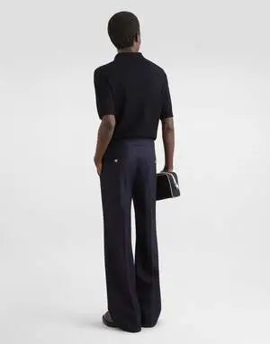 Dolce & Gabbana Virgin Wool Polo Shirt With Logo