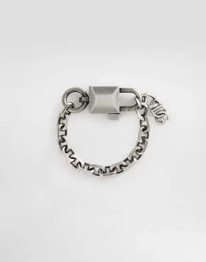 Dolce & Gabbana Chain Bracelet With Dg Logo - Silver