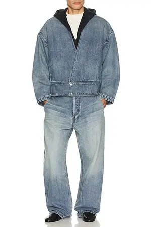 Fear Of God Denim Lapelless Jacket